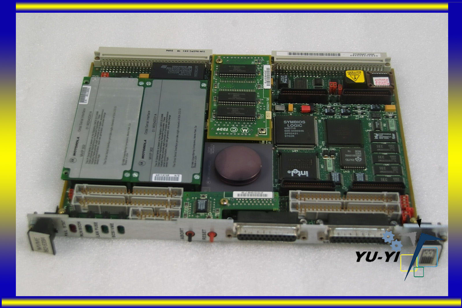 BROOKS MVME 162-533A MOTOROLA 01-W3960B 70B BOARD - PLC DCS SERVO Control MOTOR POWER SUPPLY IPC ...